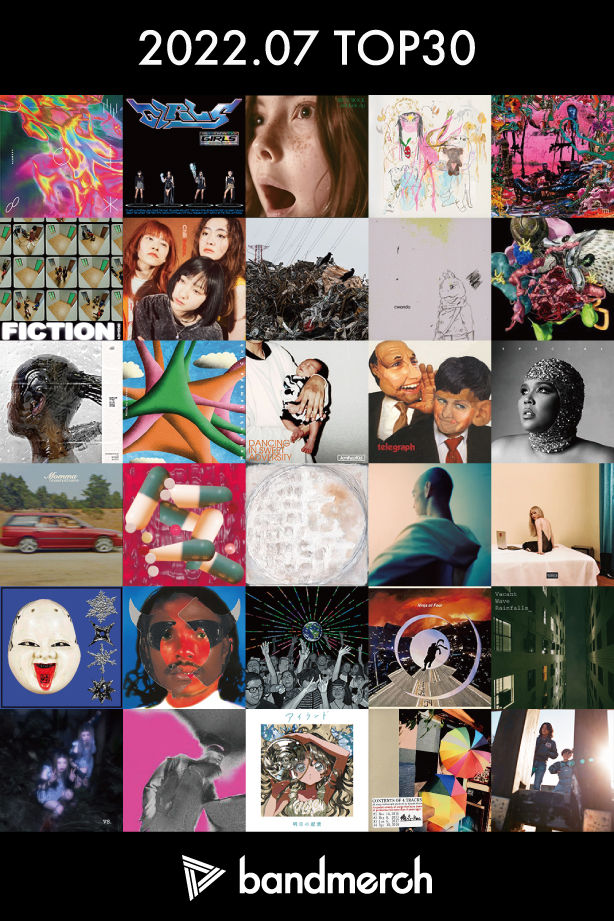 【2022年7月】Bandmerchマンスリープレイリスト更新！ | バンドグッズをファッションへ Bandmerch（バンドマーチ）